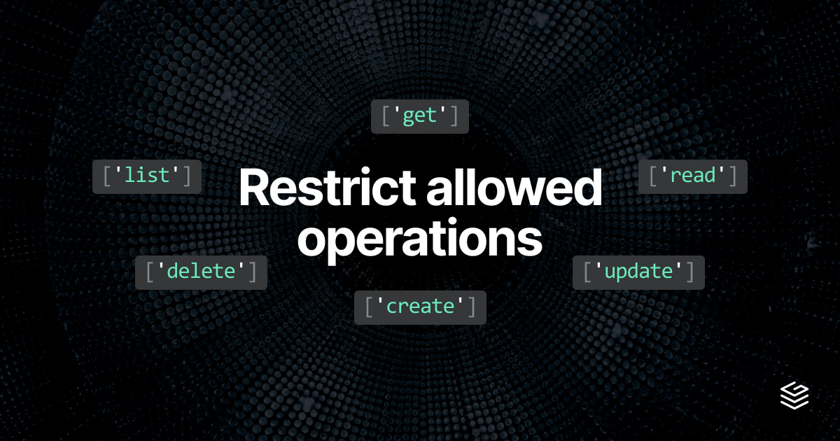 Restrict allowed operations – Grafbase Restrict allowed operations – Grafbase